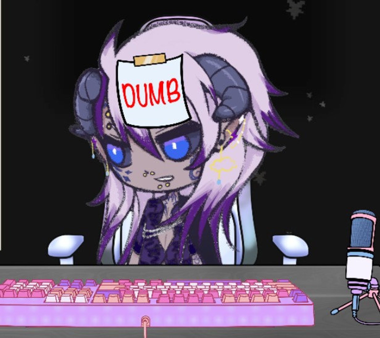 Vtuber Asset for Twitch Channel Points Redeem, Pngtuber Asset for ...