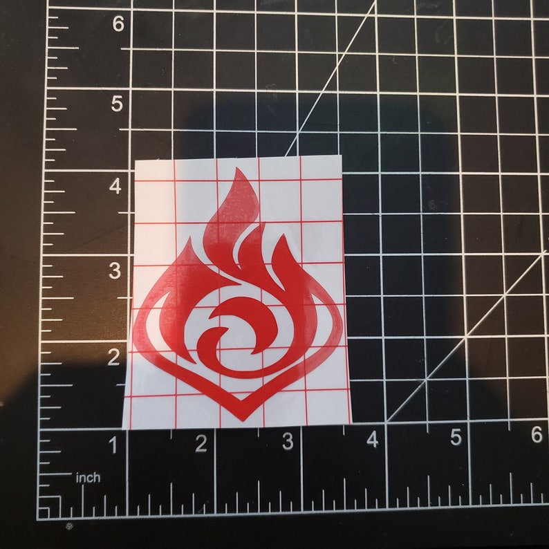 Genshin Impact Element Stickers Car Vinyl Decals for Windows - Etsy