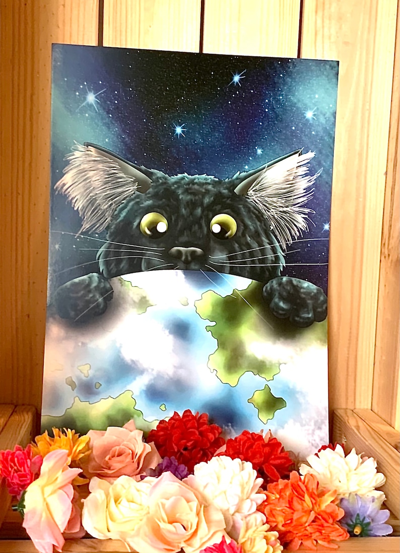 Póster de gato A4, bonitos carteles de gato para fanáticos de los gatos ...