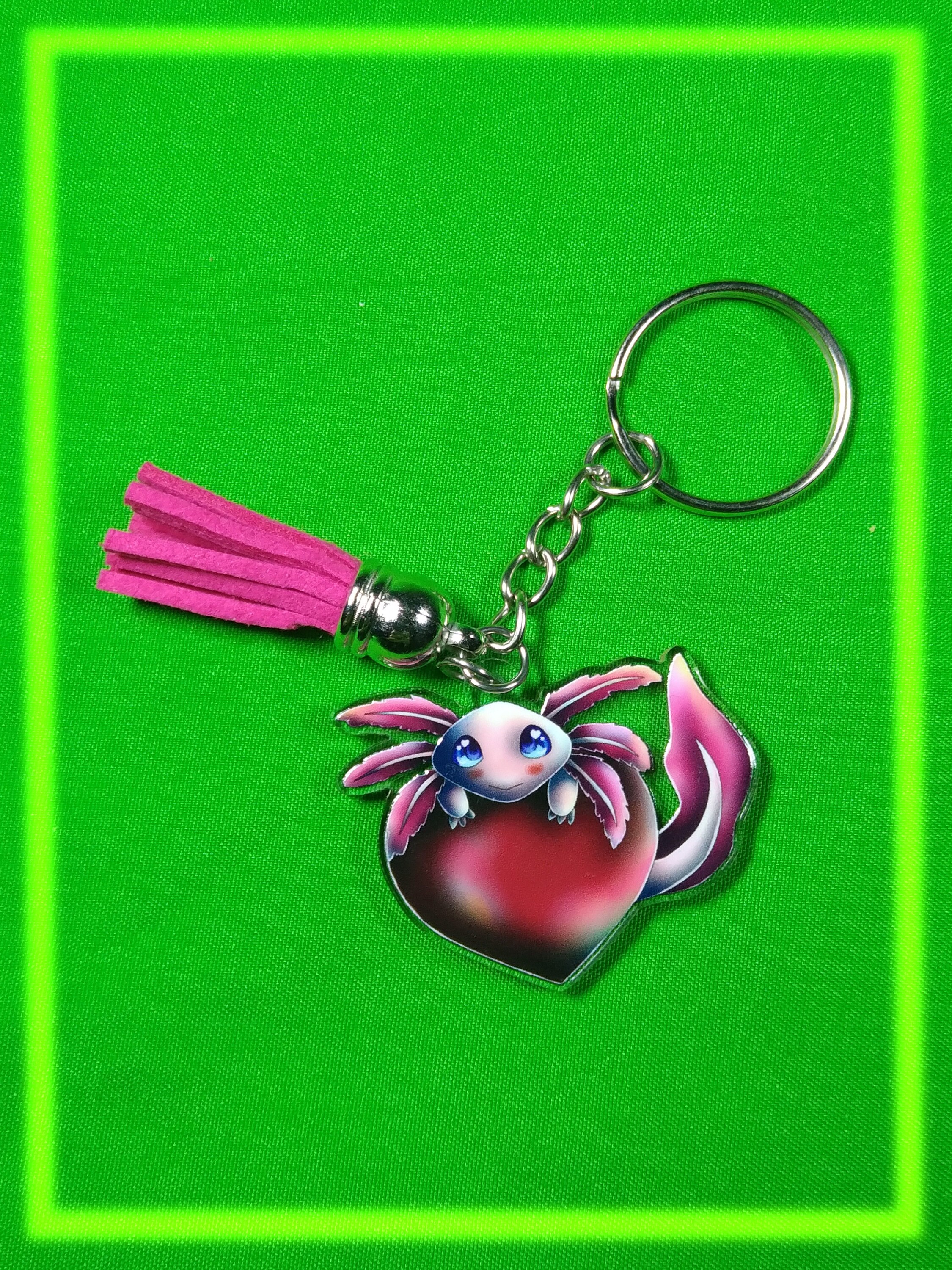 Acrylic Axolotl Pendant Axolotl Keychain Axolotl Gift - Etsy Australia