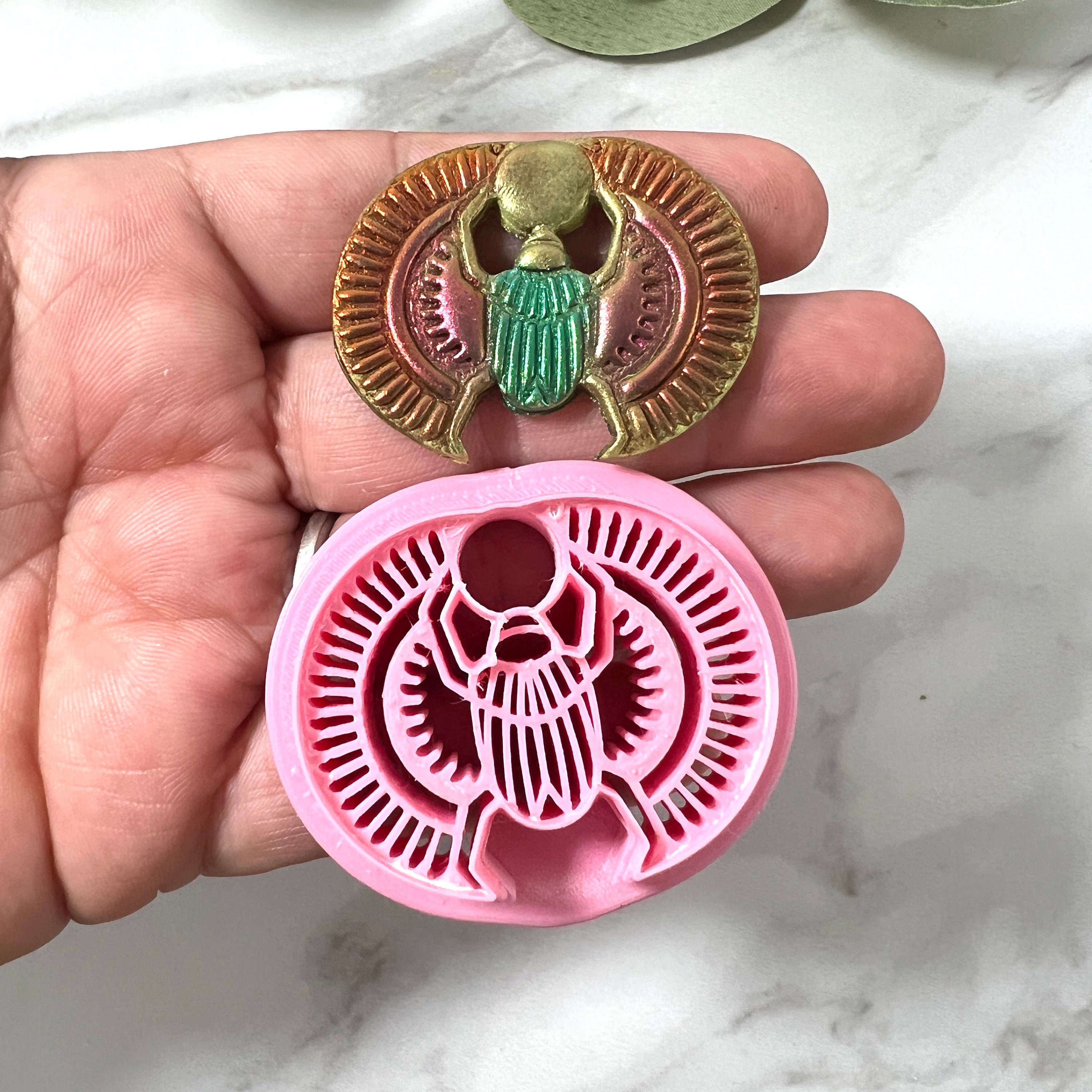 Scarab Beetle Polymer Clay Cutter Set - Etsy