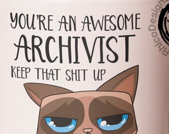 Funny Archivist Mug - Etsy