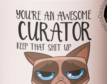 Funny Curator Mug - Etsy