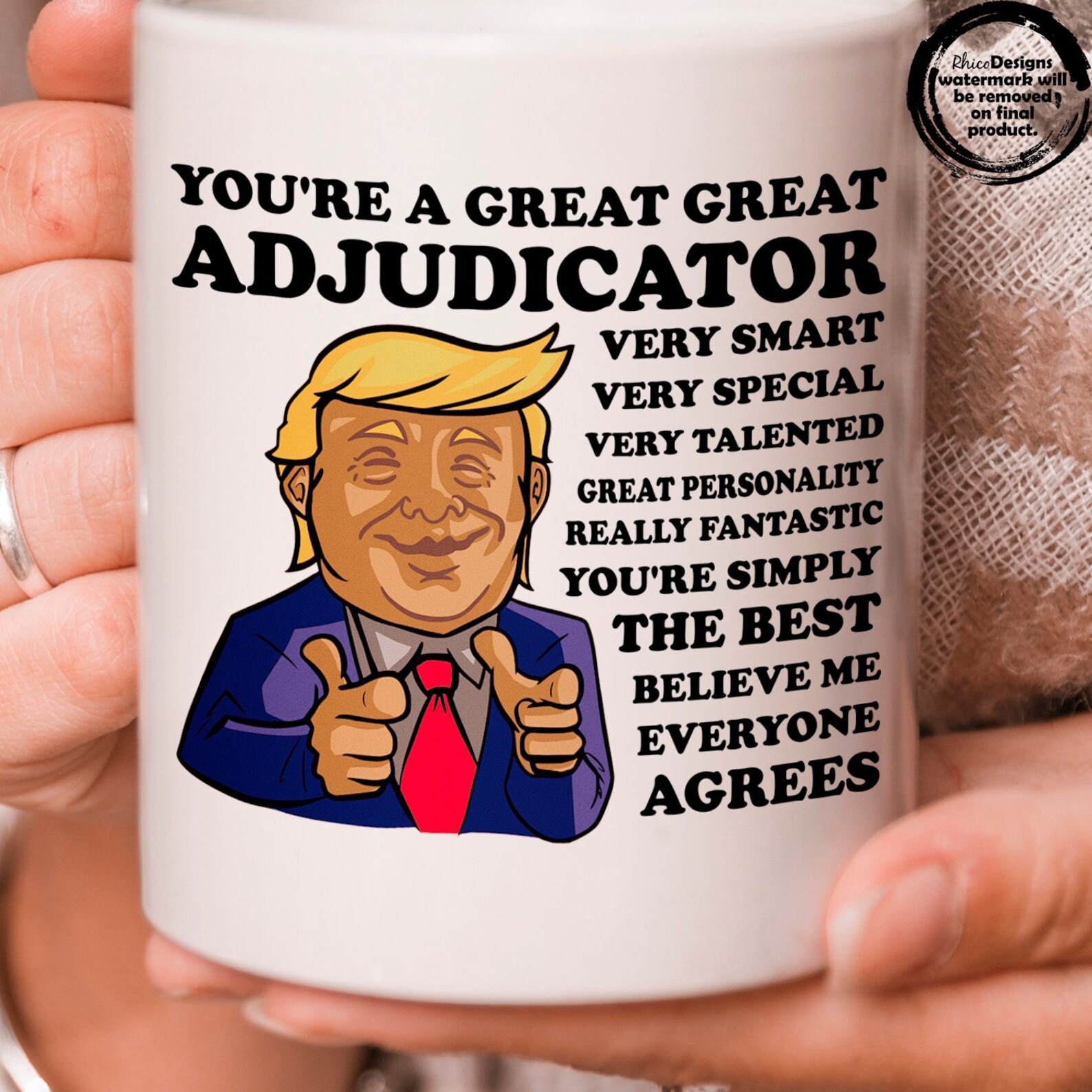 Adjudicator Mug You Are A Great Great Adjudicator Really - Etsy