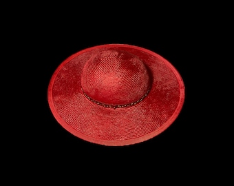 BLACK Straw Capello Romano / Saturno - Etsy