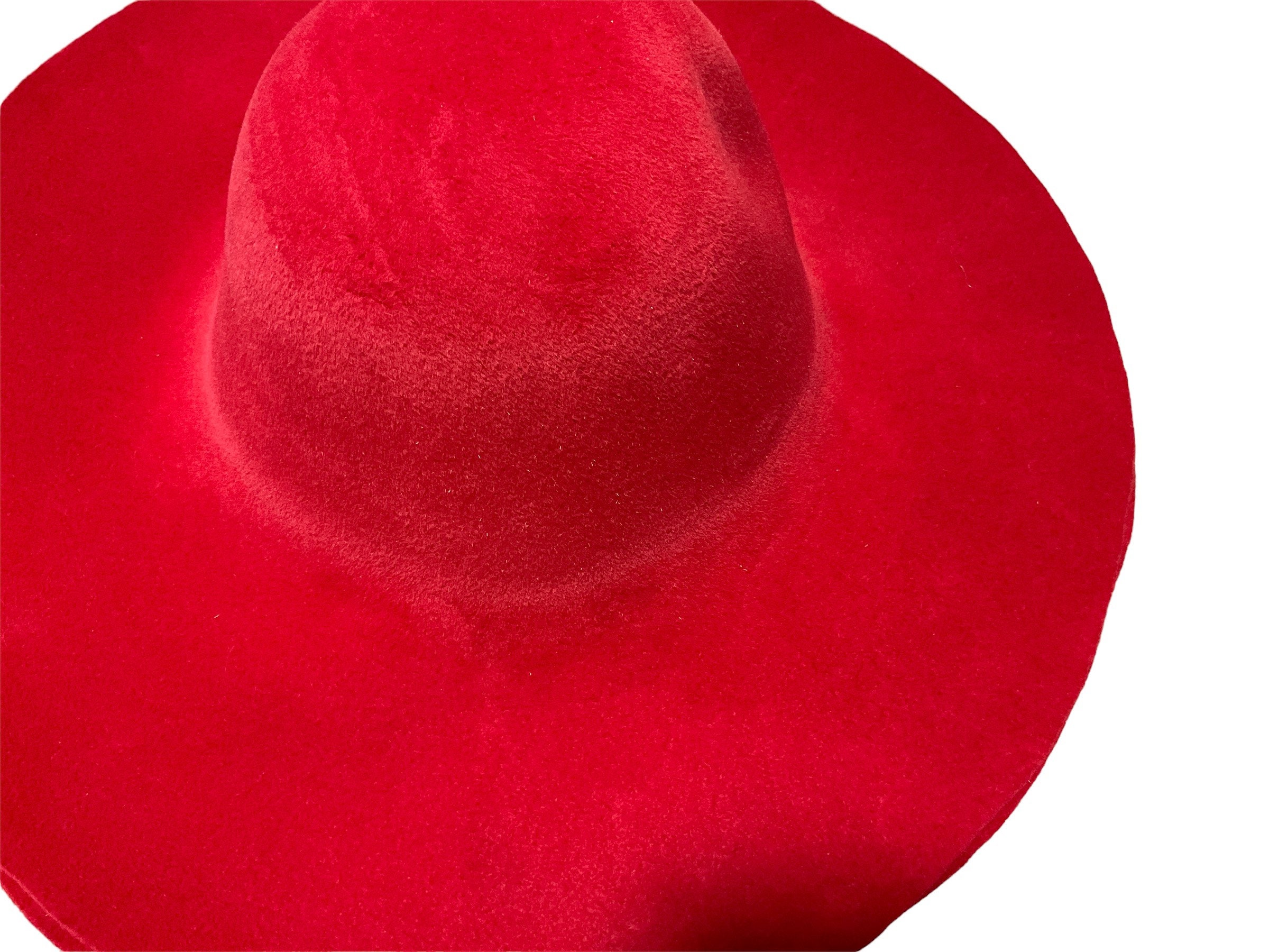 RED Rabbit Felt Capello Romano / Saturno - Etsy
