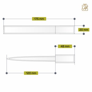 Vintage Letter Opener Knife/envelope Opener - Silver Plated Metal ...