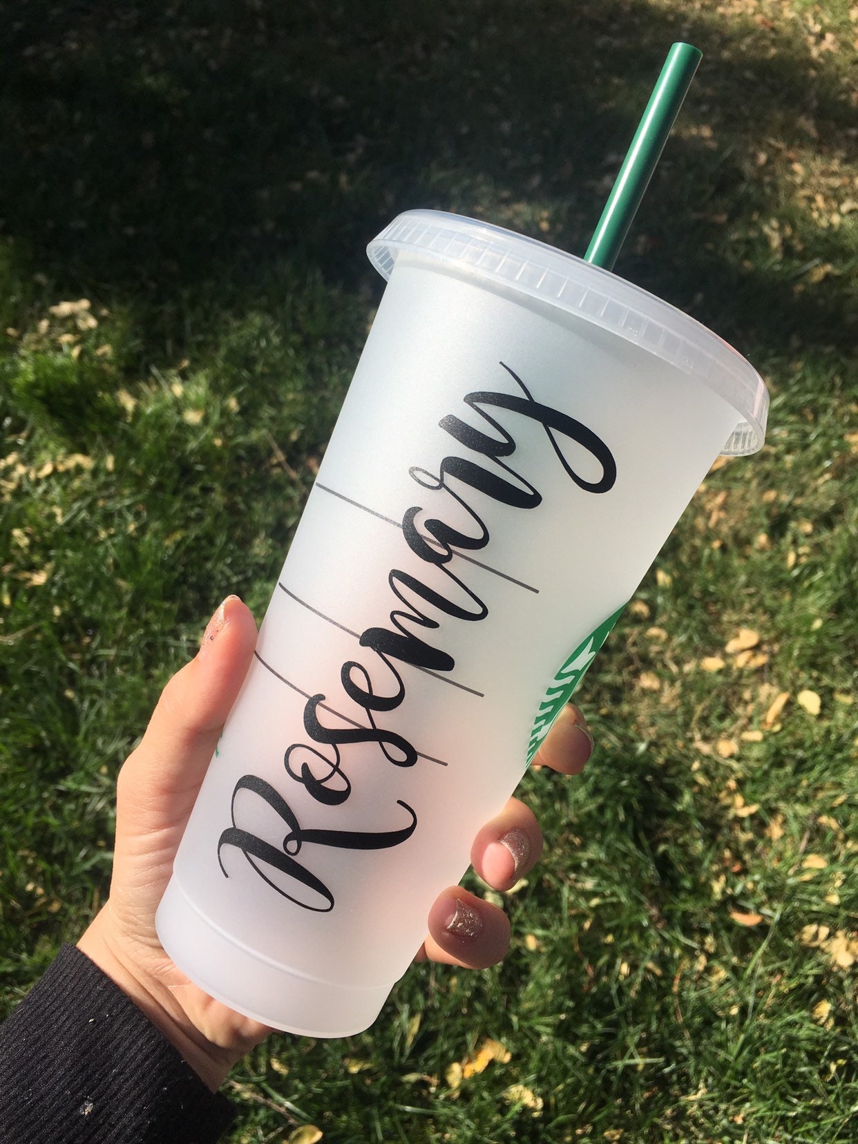 Name Decal sized for Starbucks Cold Cup name sticker Decal Only Drink ...