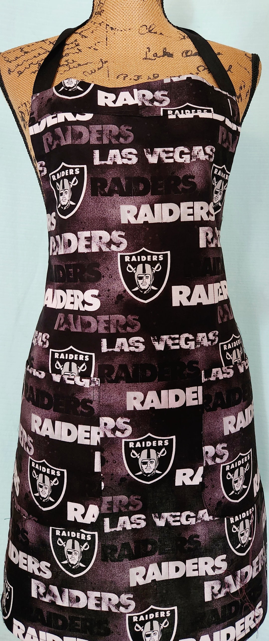 Football Las Vegas Raiders Apron With Pockets Sports Fan Gift - Etsy