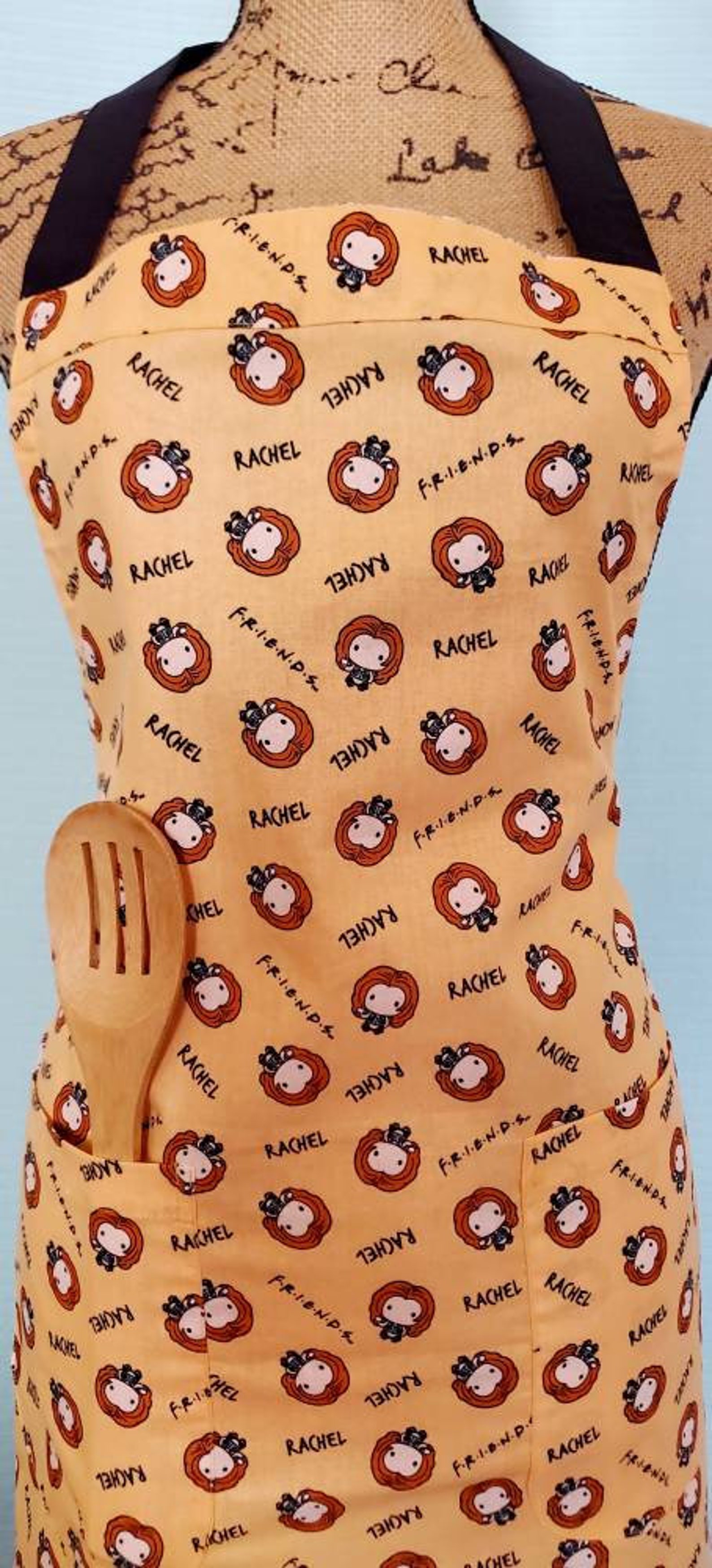 Rachel Friends Apron With Pockets TV Show Gift Cook Chef - Etsy