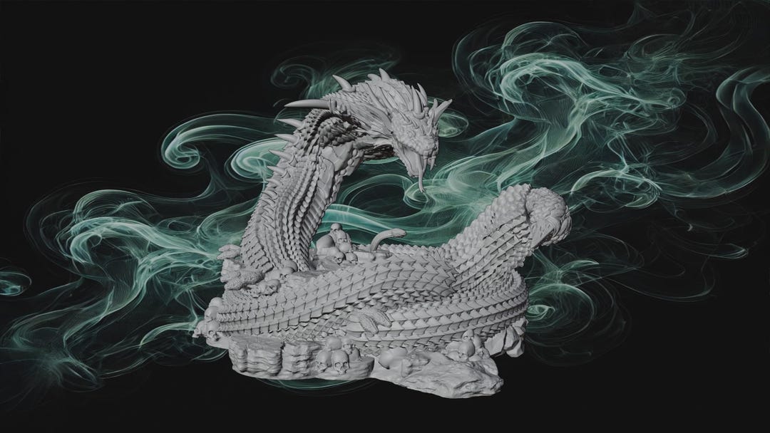 Basilisk Detailed Tabletop Miniature Perfect for Rpgs & Fantasy Games ...