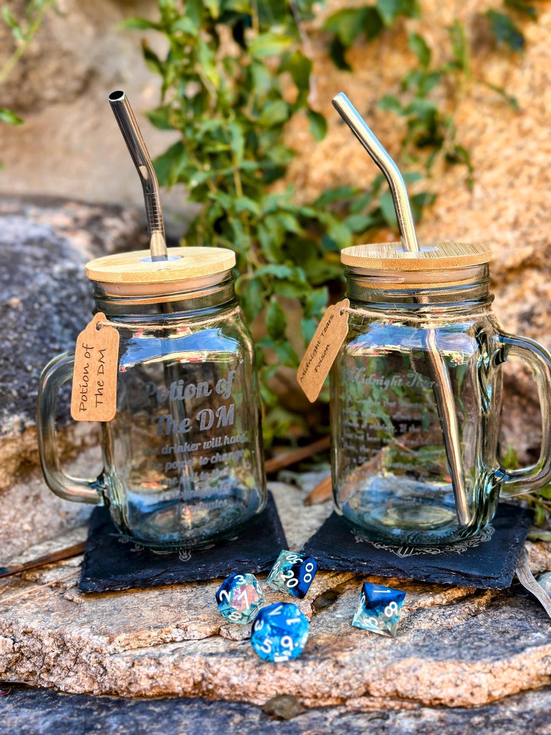 Custom Engraved Potion Jar – Personalized Dnd Gift & Drinkware Keepsake ...