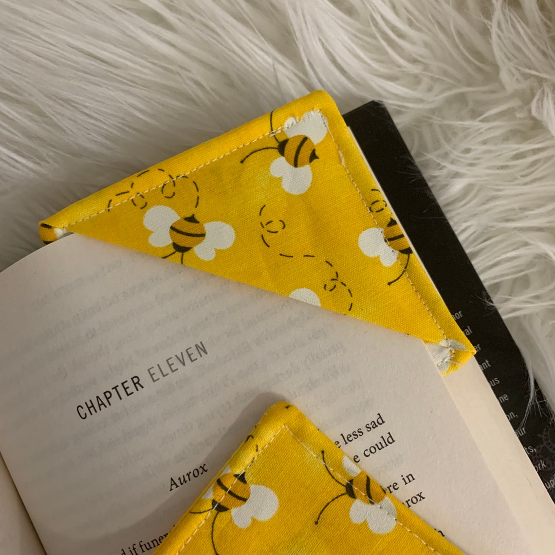 Set of 2 Bee Corner Bookmark, Book Accessories, Gifts for Book Lovers ...
