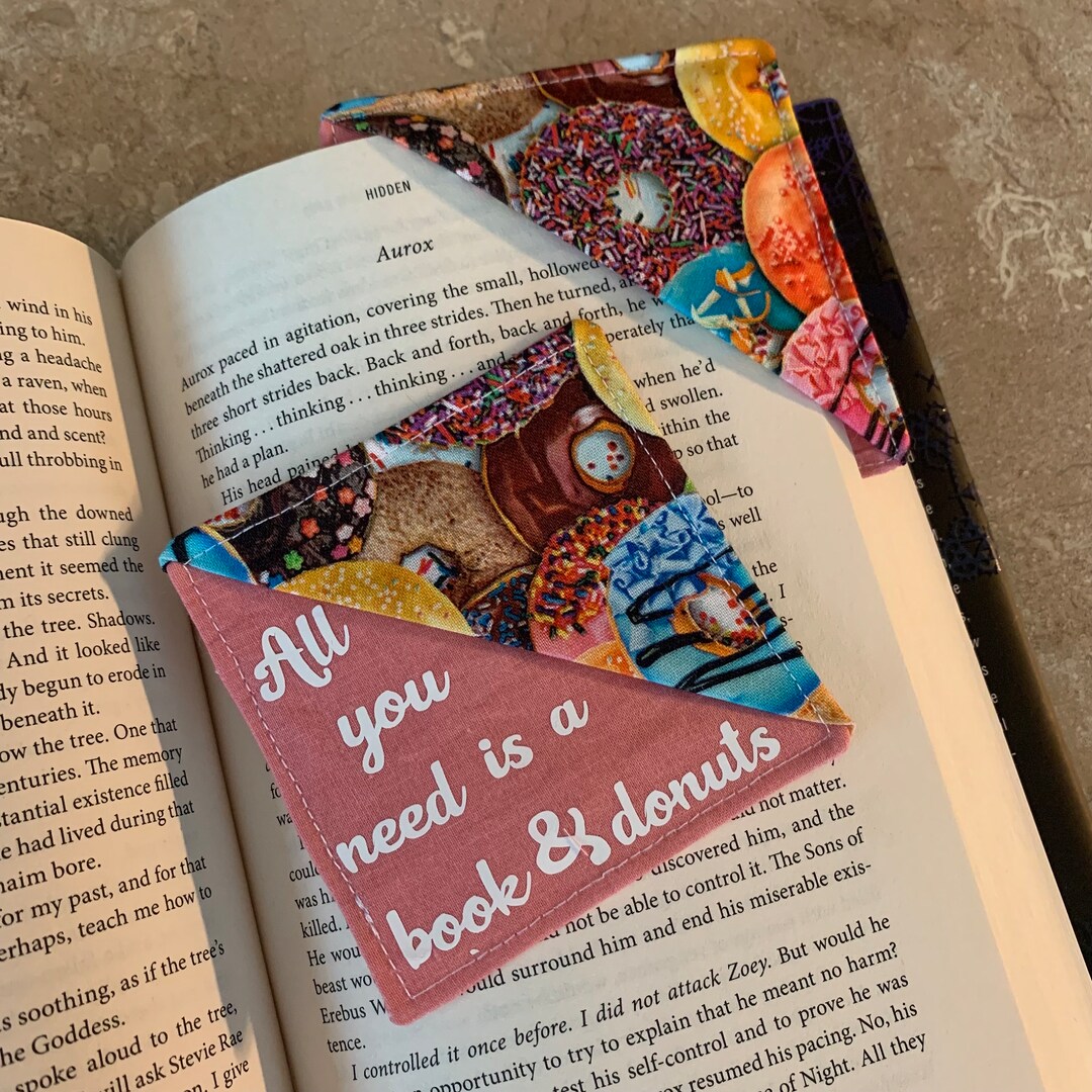 Donut Corner Bookmark, Book Accessories, Gifts for Book Lovers, Gifts ...