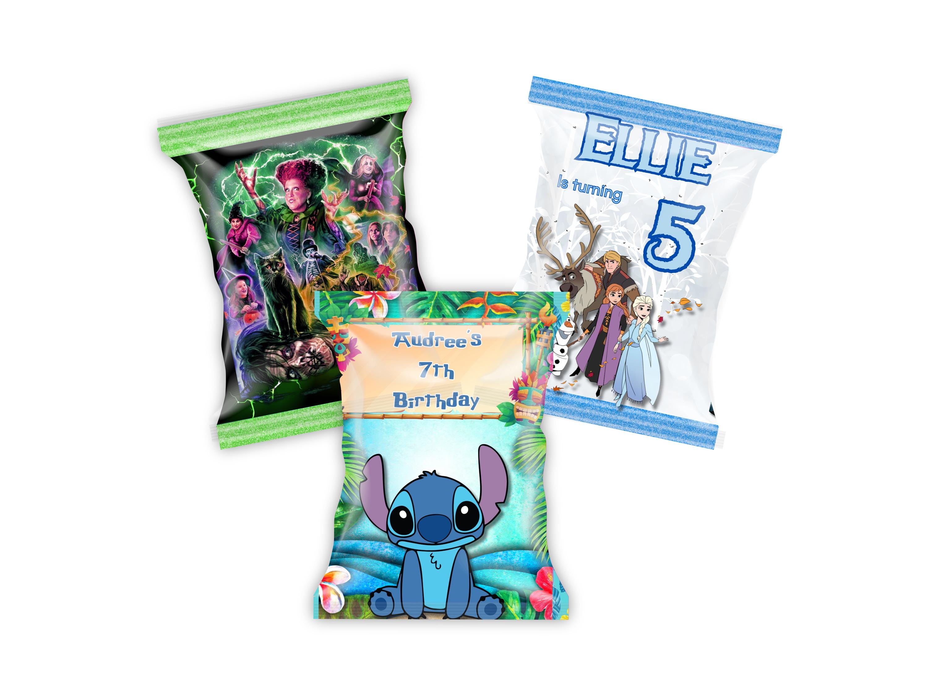 Personalized Chip Bags | Custom Chip Bags | Party Favors | Birthday ...
