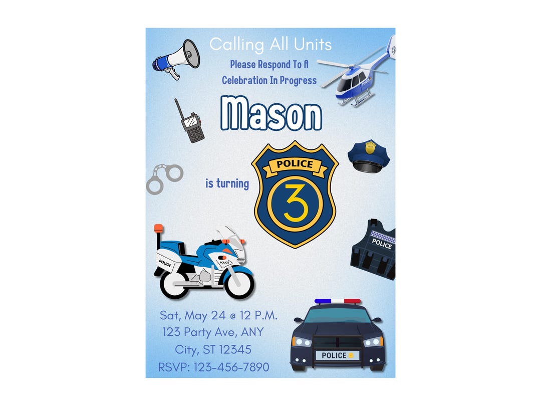 Police Party Favors | Chip Bag | Chip Bag| Capri Sun | Rice Krispie ...