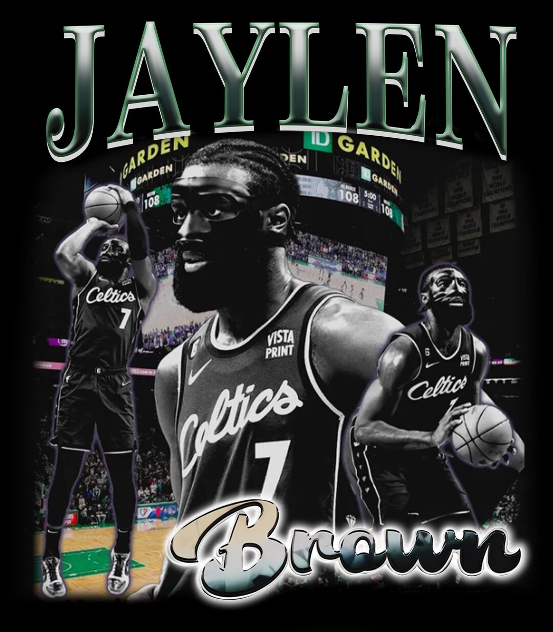 Jaylen Brown Basketball PNG Digital Download, High-resolution Sports ...