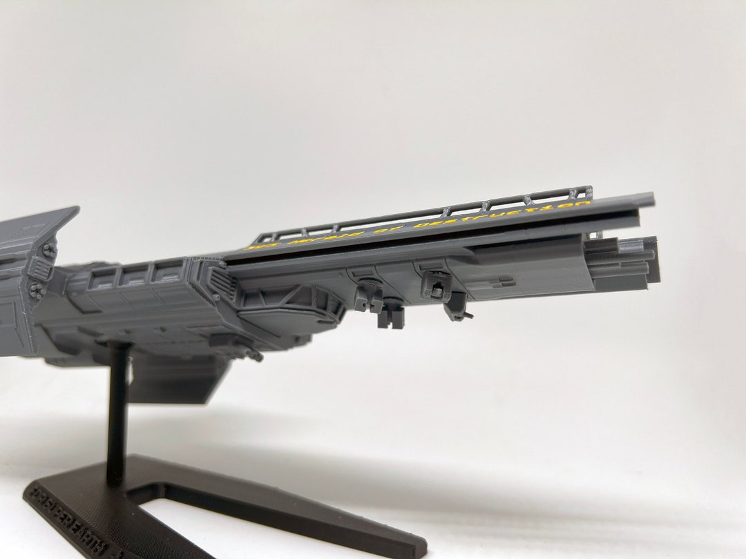 Posable, Articulated 8” Helldivers Super Destroyer Ship Model - SES ...