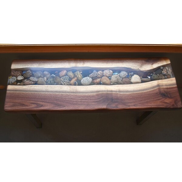 Live Edge Bench - Etsy