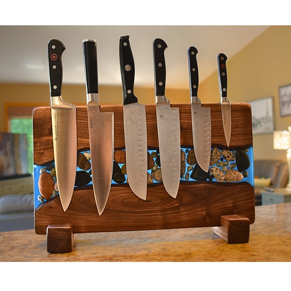 Wood Knife Rack - Etsy