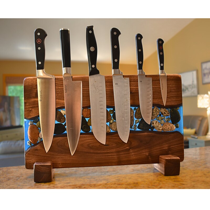 Wood Knife Rack - Etsy