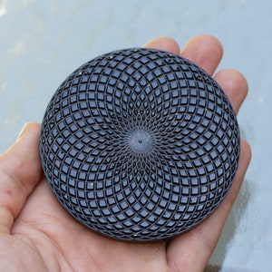 Orgonite 80mm Torus Disc, Torsion Field Geometry, Shungite Iron and ...
