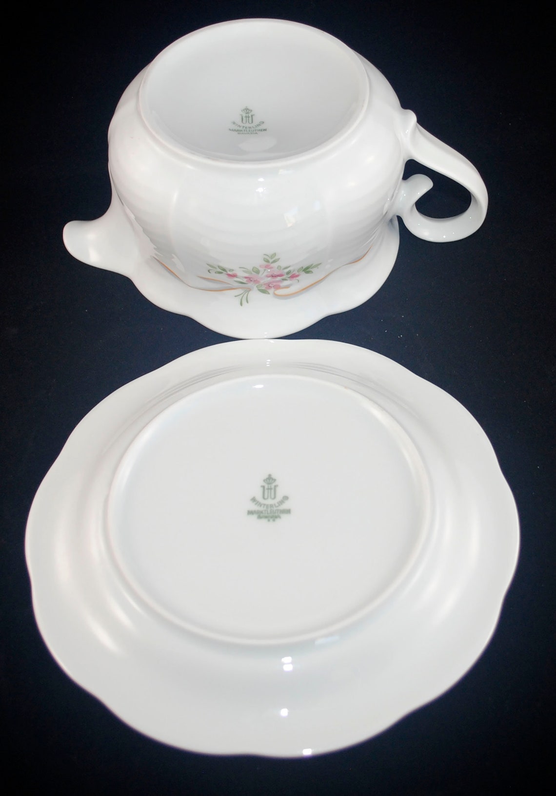 Winterling China marktleuthen Bavaria, Germany Gravy Boat and Plate ...