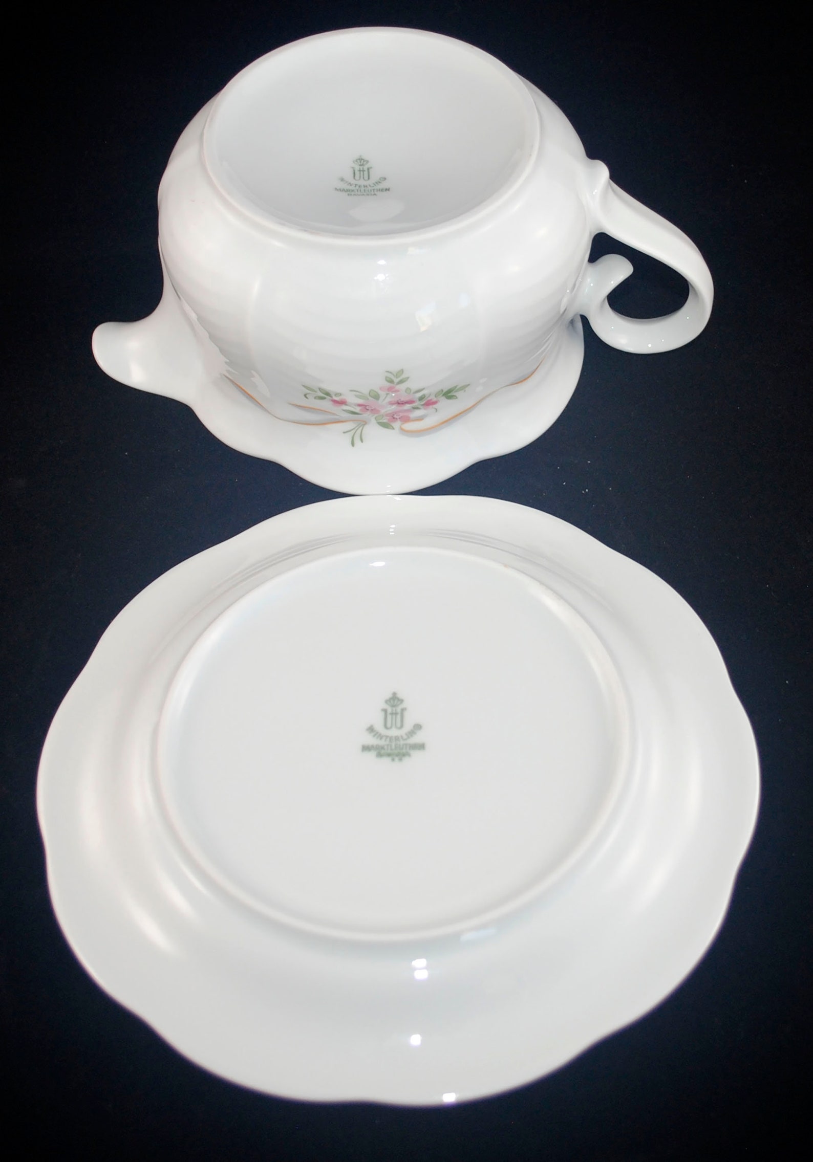 Winterling China marktleuthen Bavaria, Germany Gravy Boat and Plate ...