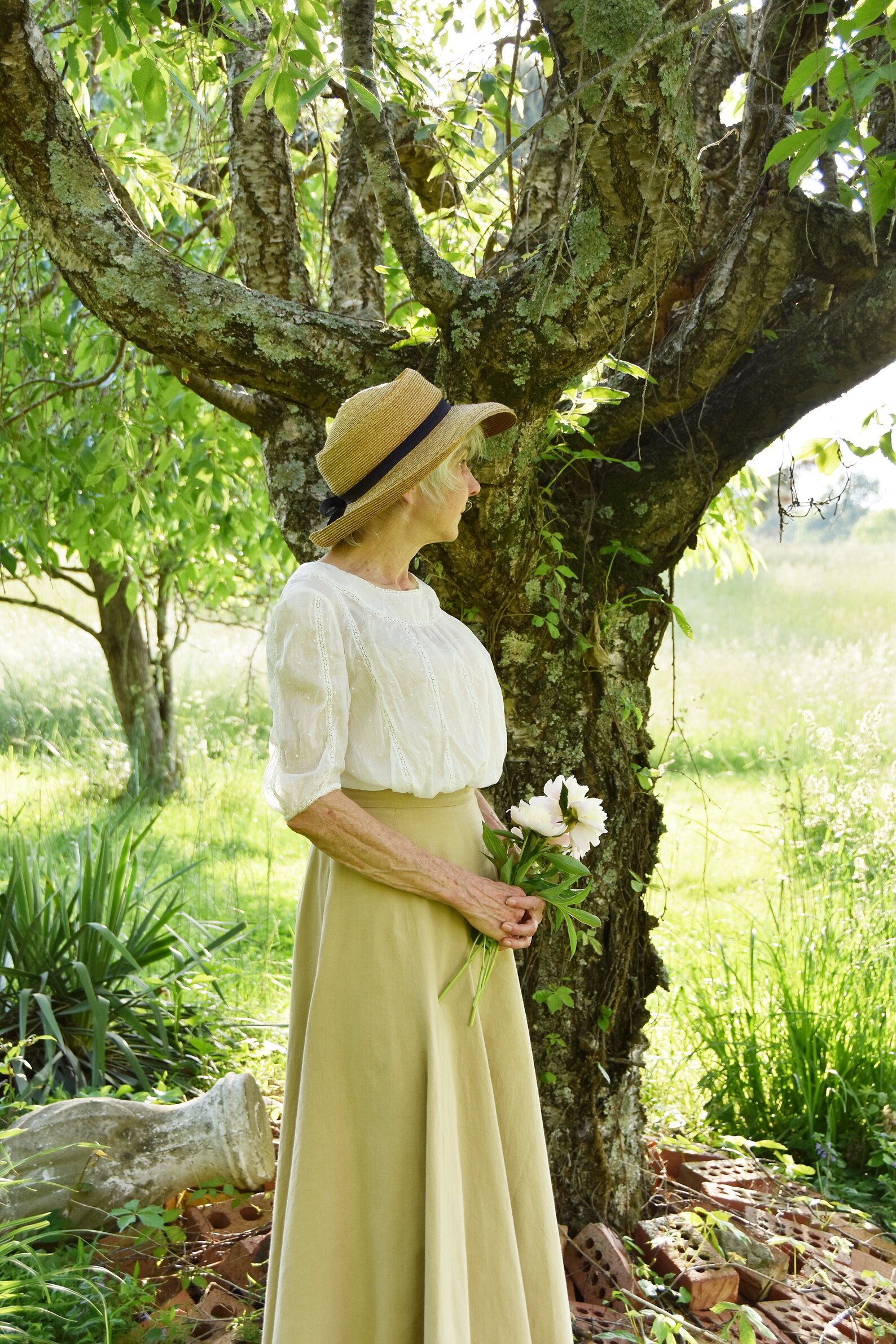 Vintage / Antique 1900s Edwardian Summer White Swiss Dot Blouse - Women ...