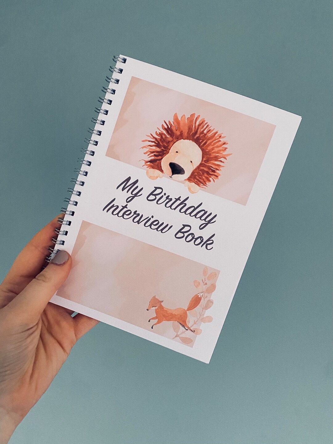 Boho Birthday Interview Book, Birthday Memories Book, First Birthday ...