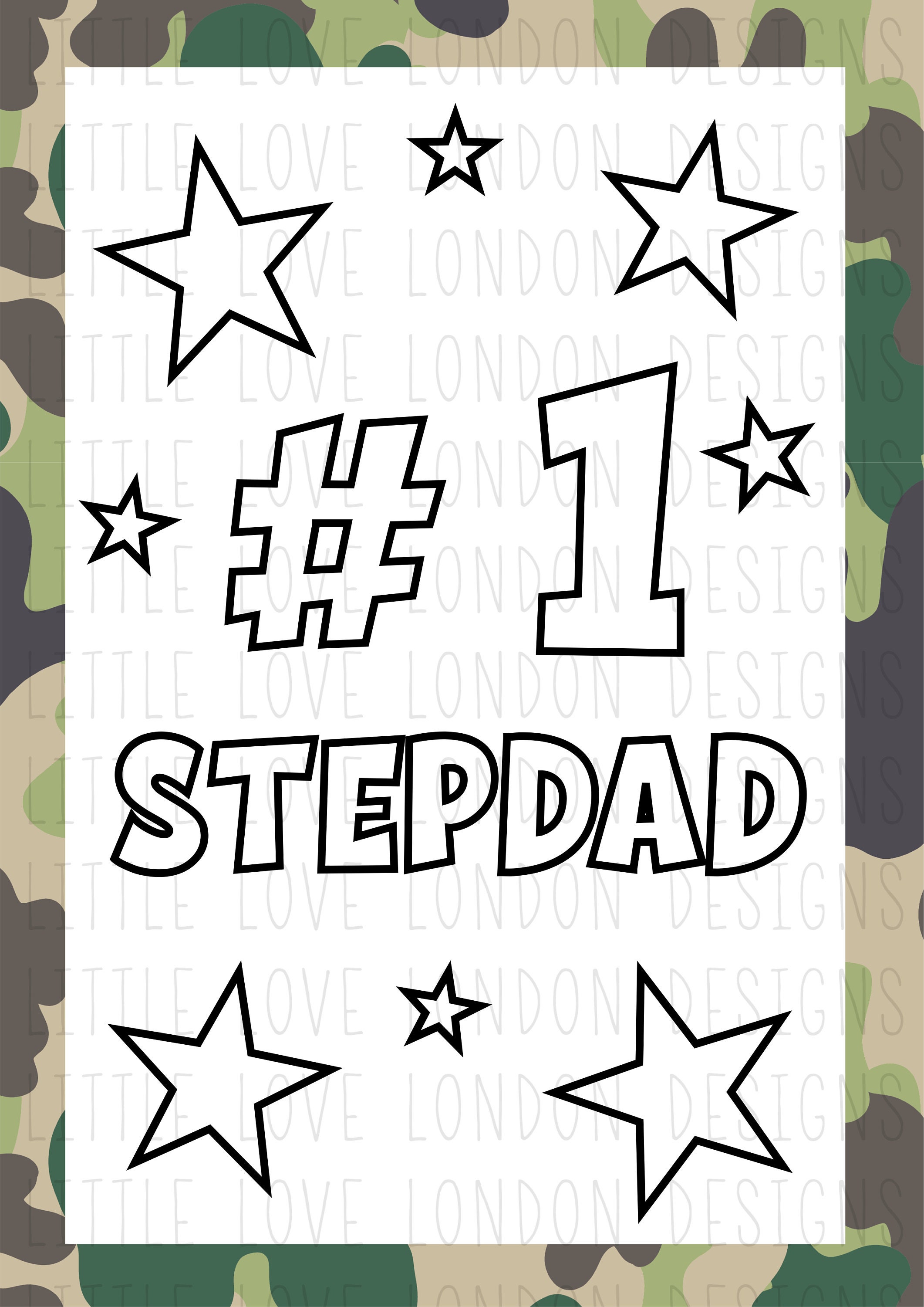Stepdad Printable Gift Print at Home Fathers Day Step Dad - Etsy UK