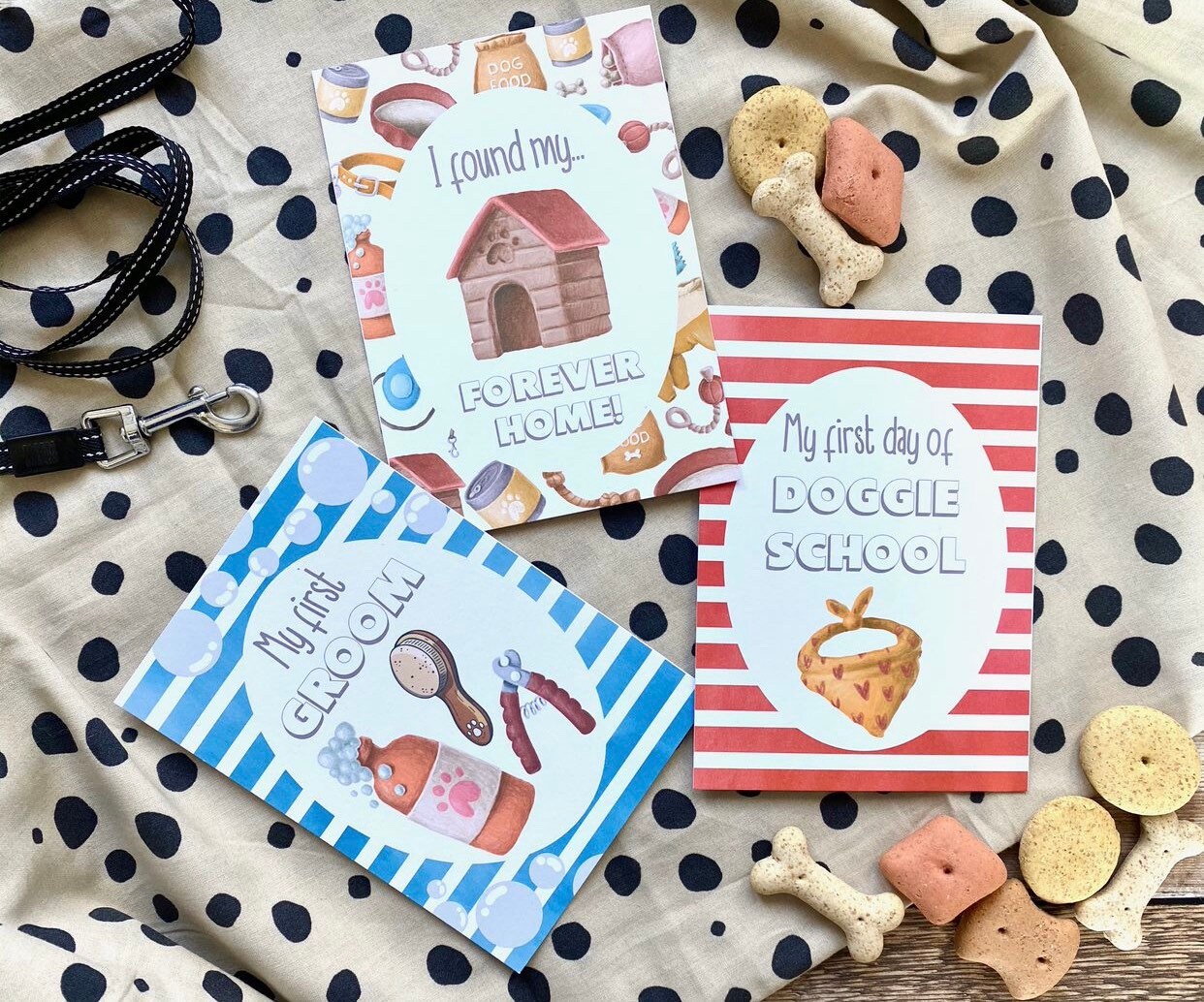 Dog Milestone Cards, New Pet Gift, Puppy Gift, New Puppy, Dog Mum, Dog ...