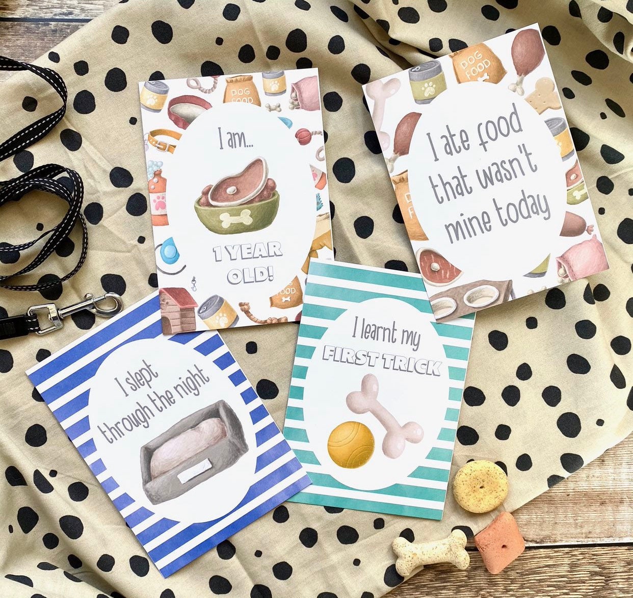 Dog Milestone Cards, New Pet Gift, Puppy Gift, New Puppy, Dog Mum, Dog ...