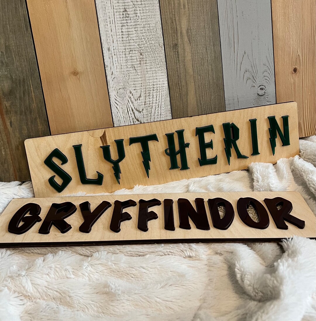 Harry Potter House Name Puzzles Kid Puzzles Kid Name Puzzles - Etsy