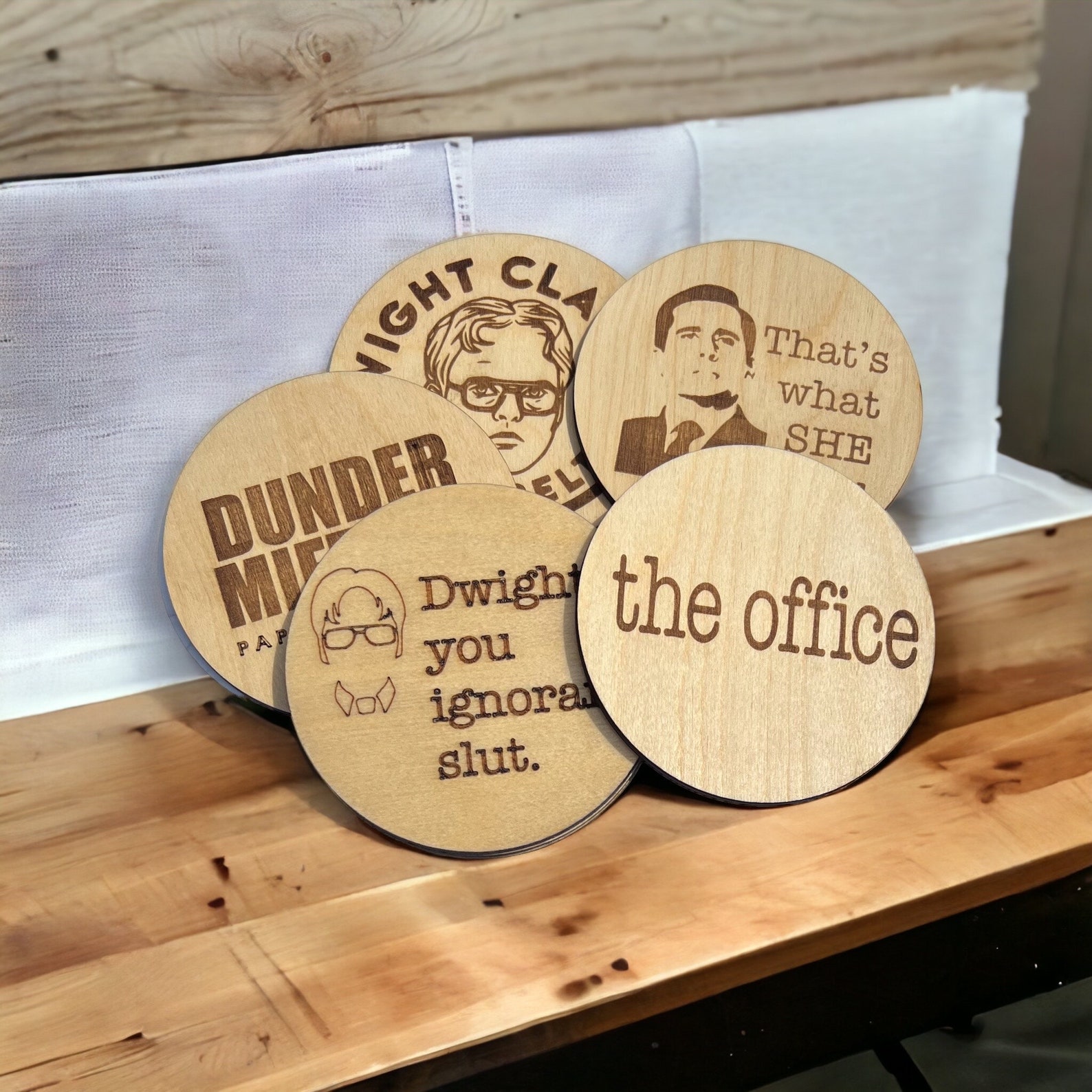 The Office Coasters With Bottle Opener - Etsy