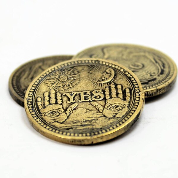 Yes No Coin - Etsy