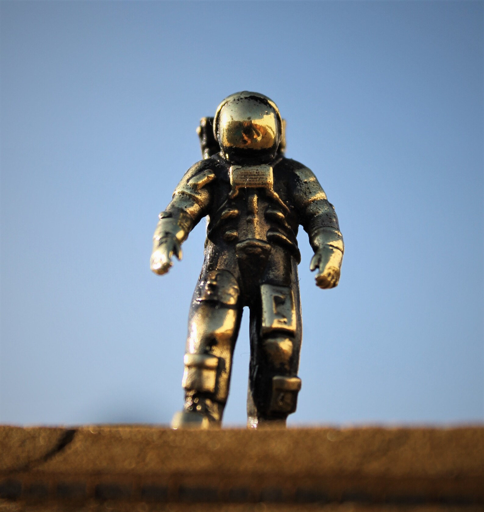 Space Astronaut Figurine Handmade Collectible Small Neil | Etsy