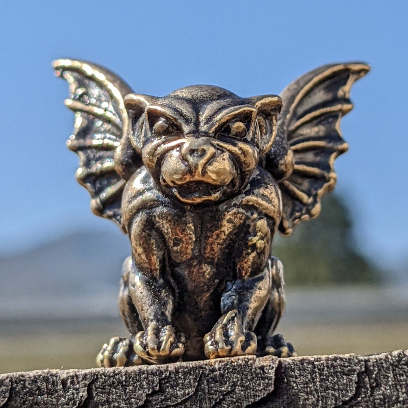 Winged Gargoyle Brass - Etsy