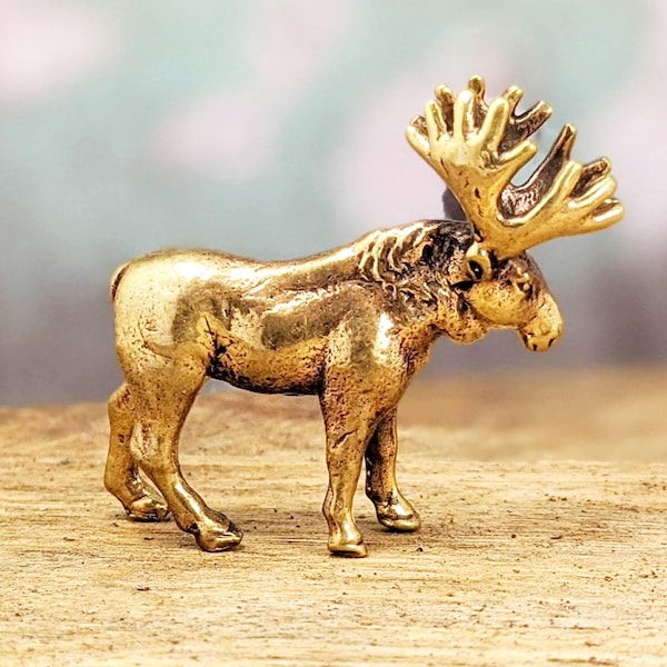 Moose Figurine - Etsy