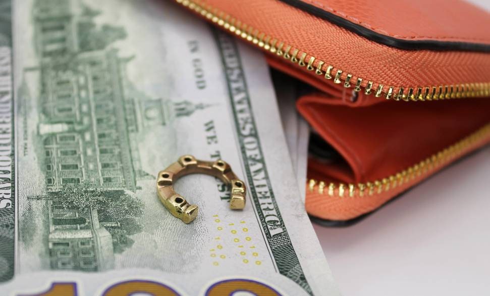 Horseshoe Money Attractor Brass Small Figurine Lucky Trinket | Etsy