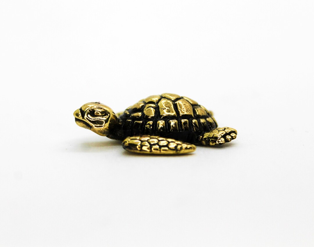 Handmade Brass Sea Turtle Figurine: Animal Lover Gift - Etsy
