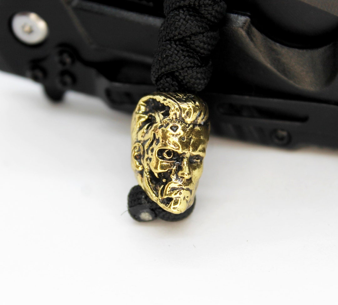 EDC Paracord Brass Terminator Keychain Lanyard Knife - Etsy