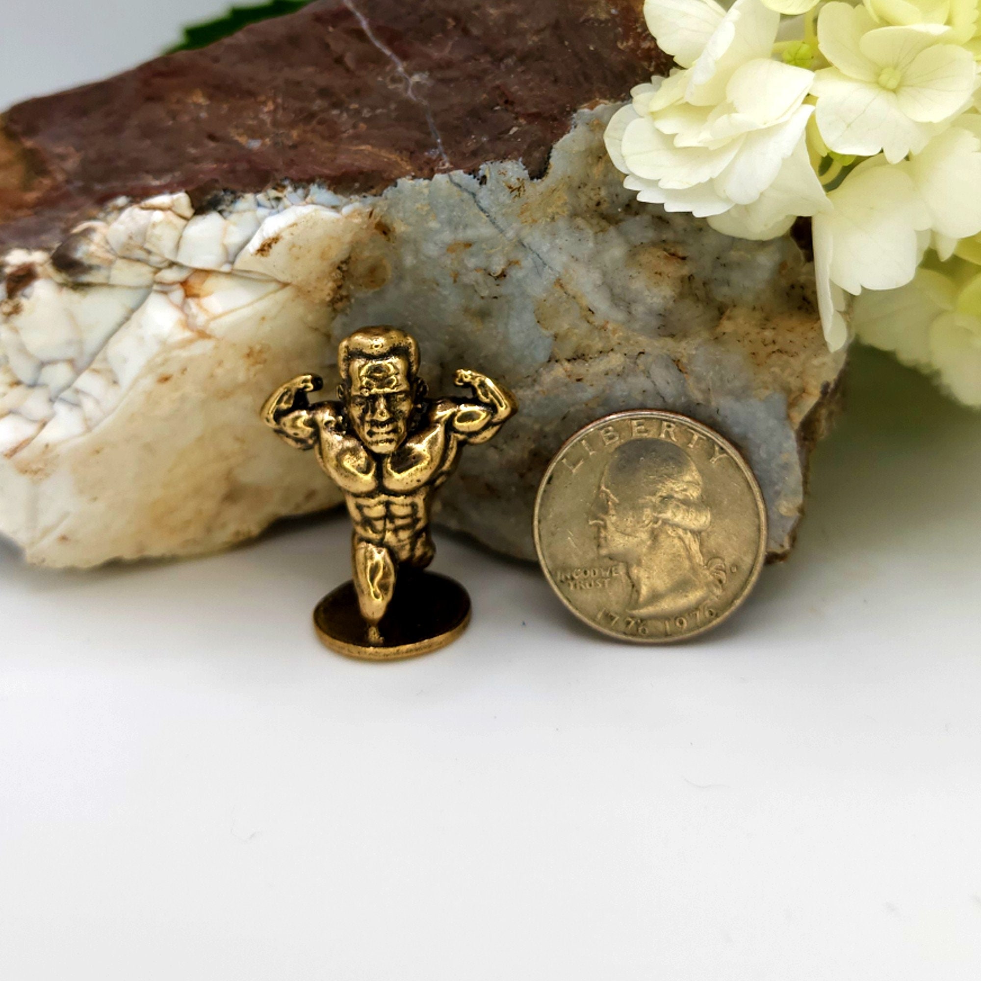 Arnold Schwarzenegger Figurine |collectible Bodybuilder Gift | Brass ...