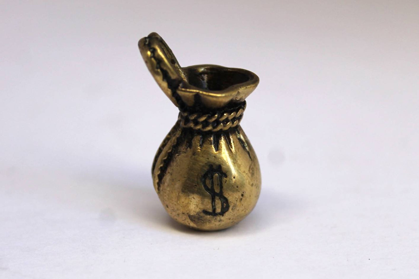Money Bag Lucky Charm Amulet Figurine Trinket Good Luck Attracter ...