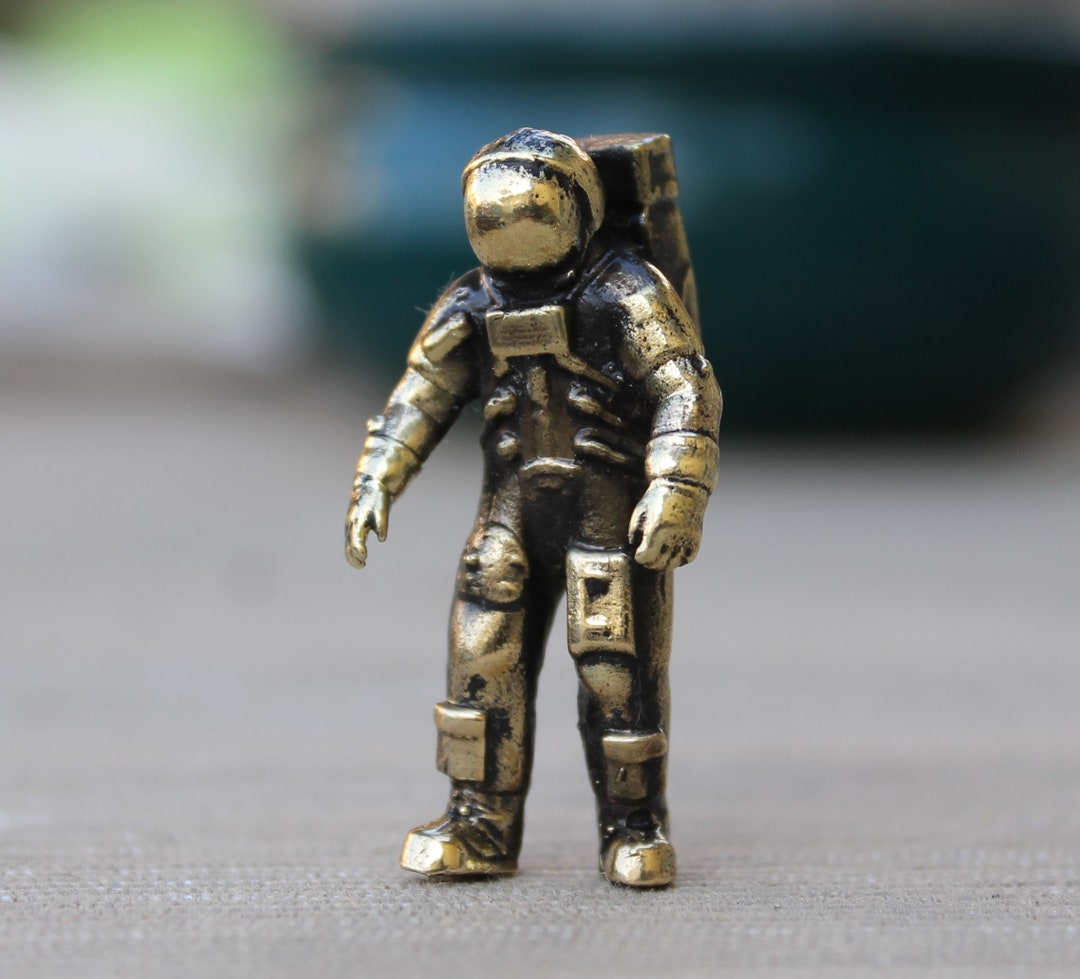 Space Astronaut Figurine Handmade Collectible Small Neil Armstrong ...