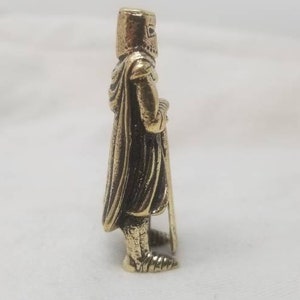Brass Knight With Sword Collectible Crusader Handmade Miniature ...
