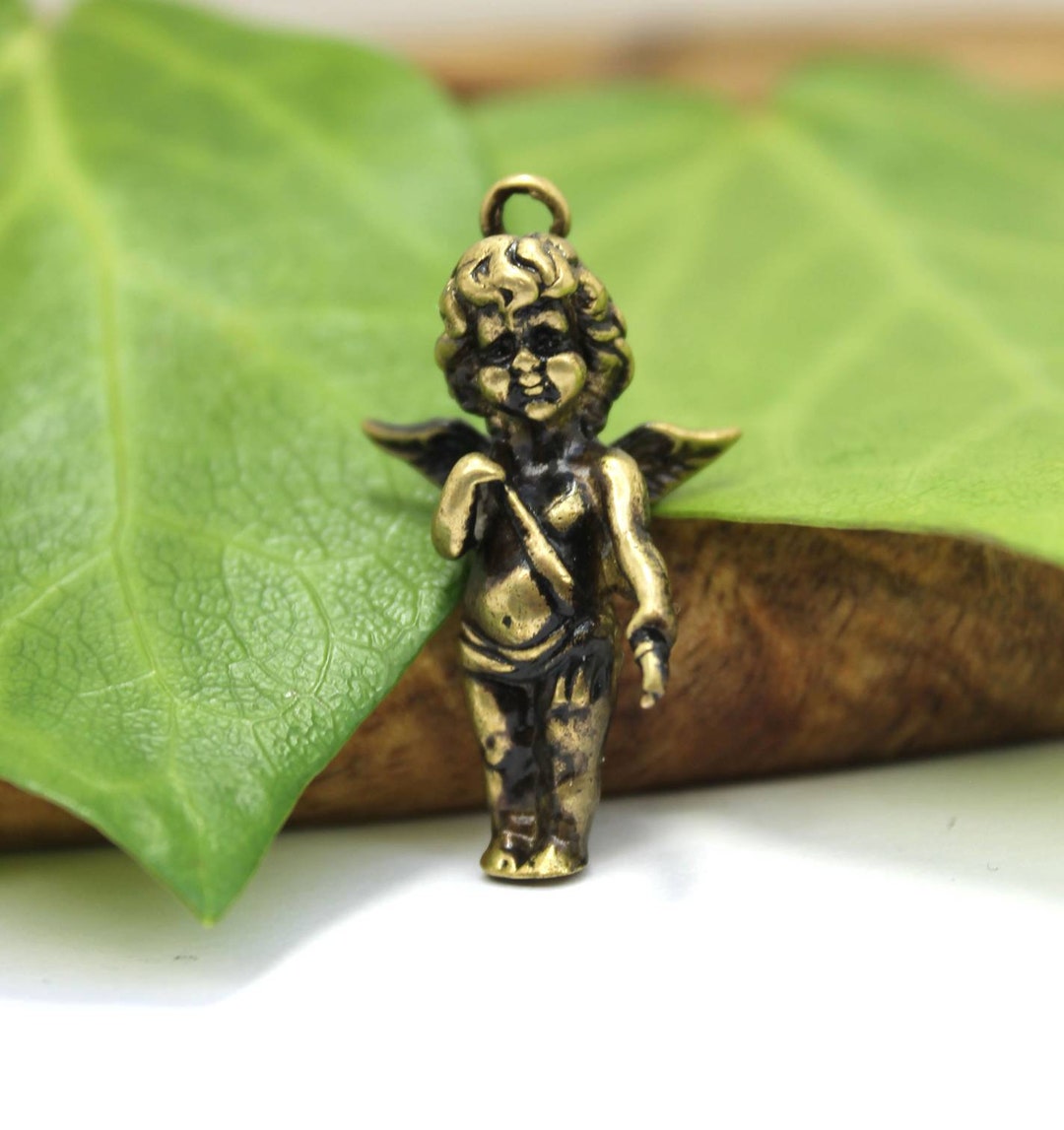 Brass Angel - Handmade Collectible Trinket - Etsy