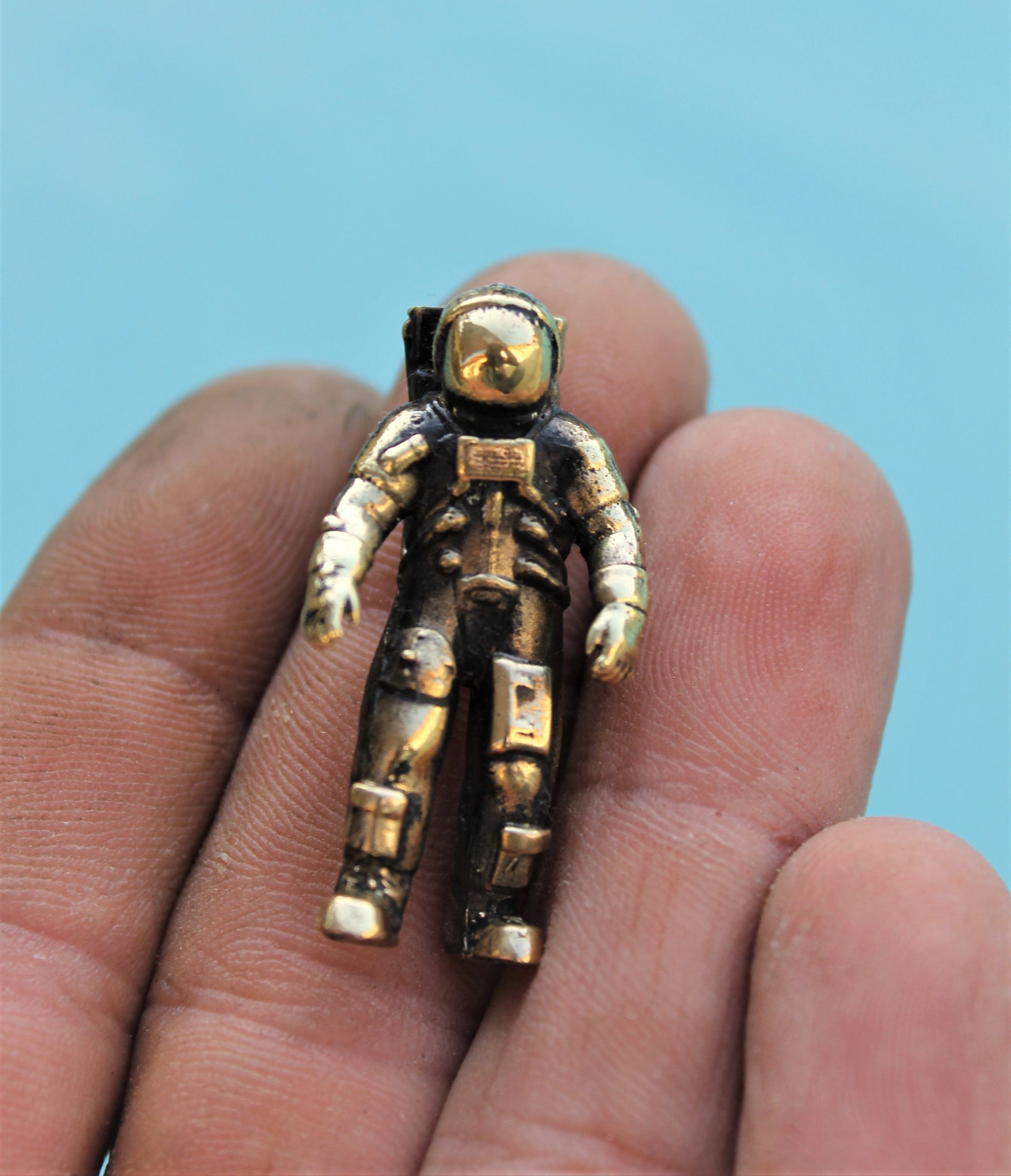 Space Astronaut Figurine Handmade Collectible Small Neil | Etsy