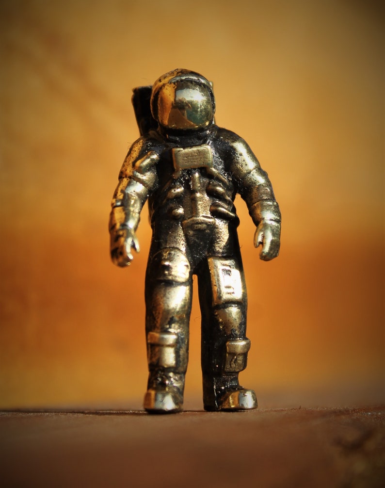 Space Astronaut Figurine Handmade Collectible Small Neil - Etsy