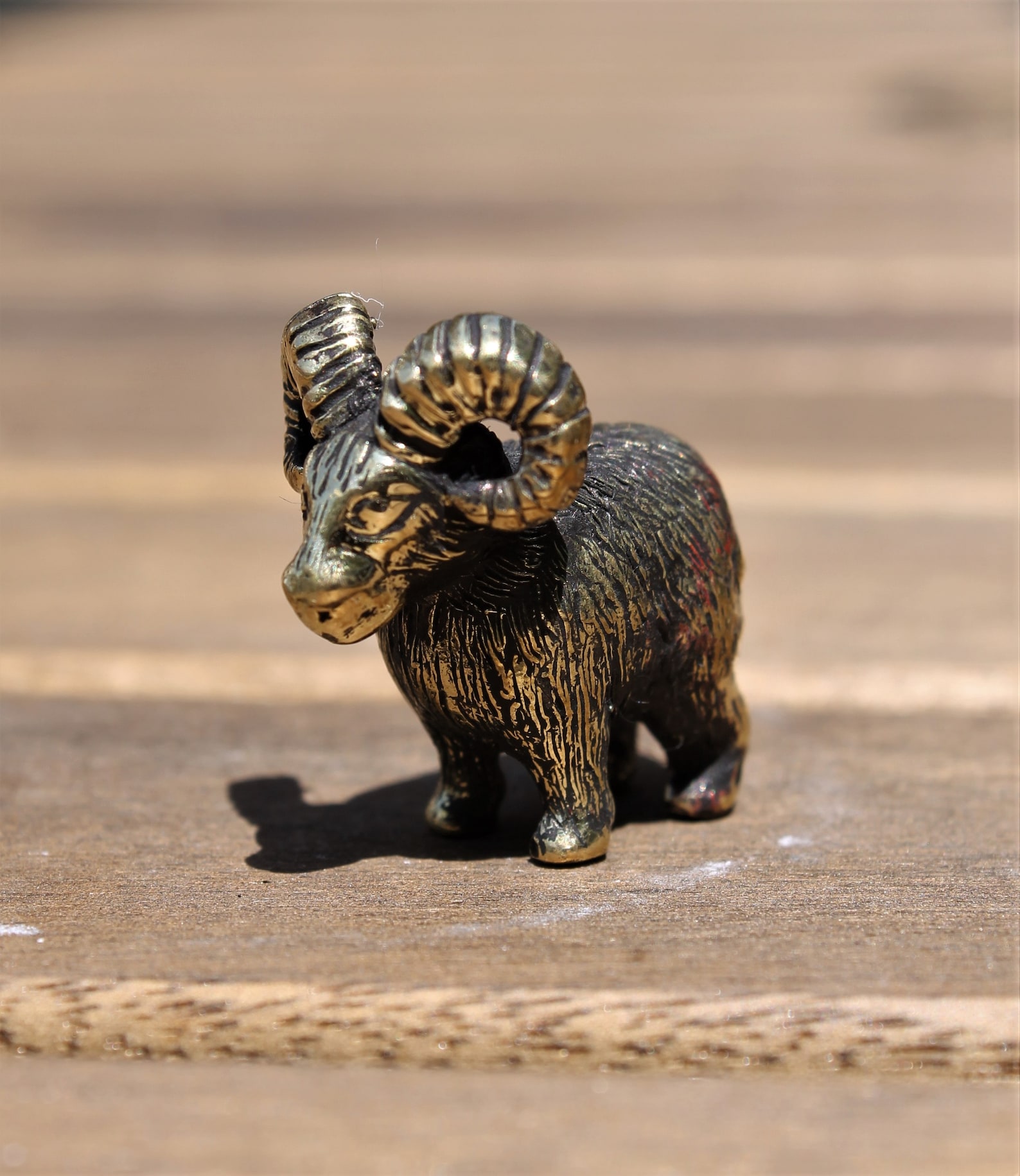 Ram Figure Brass Hand-carved Collectible Tiny Animal Sculpture - Etsy